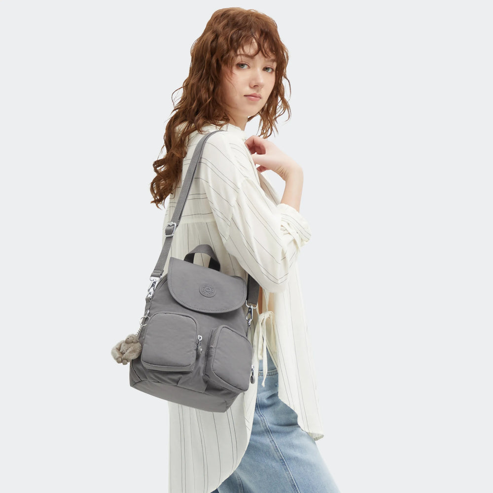 FIREFLY UP | Small Backpack Covertible To Shoulder Bag | Kipling