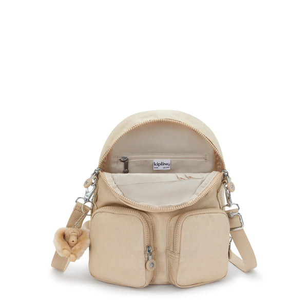 FIREFLY UP | Small Backpack Covertible To Shoulder Bag | Kipling