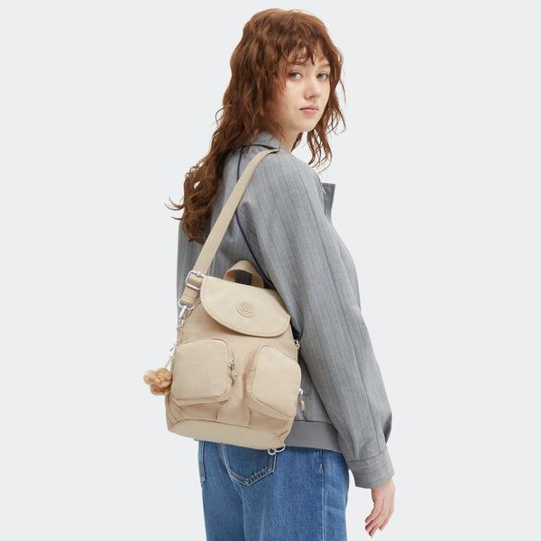 FIREFLY UP | Small Backpack Covertible To Shoulder Bag | Kipling